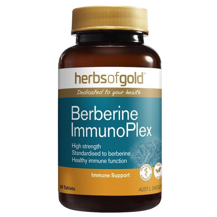 Herbs of Gold Berberine ImmunoPlex 30 Tablets